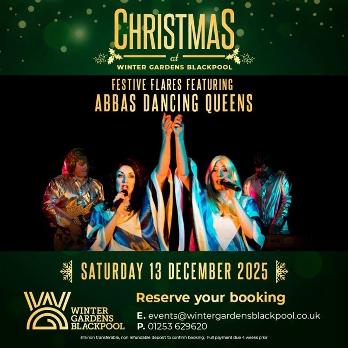 Christmas Party Night – Festive Flares Featuring "ABBA's Dancing Queens ...